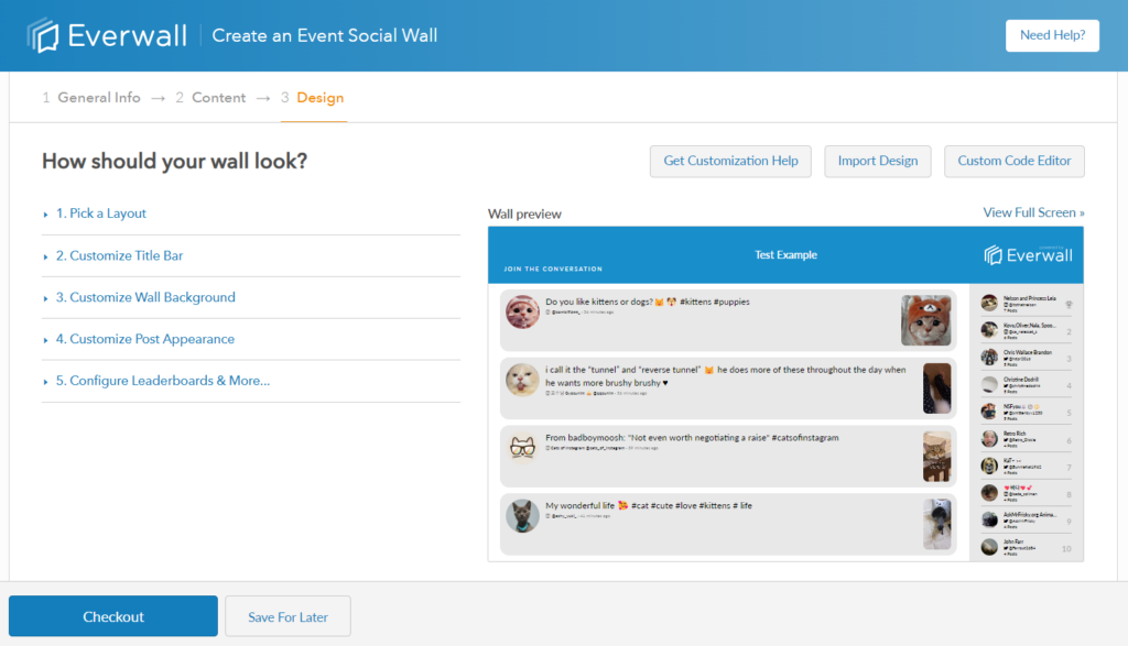 Tutorial: How to Create a Social Wall — Everwall