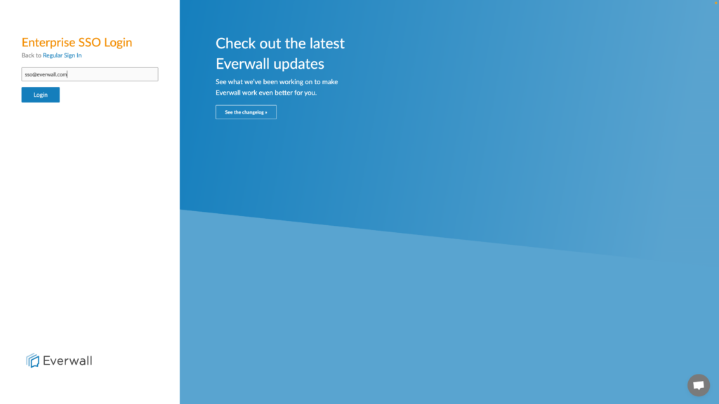 Tutorial: Logging into Everwall with Single Sign-On — Everwall