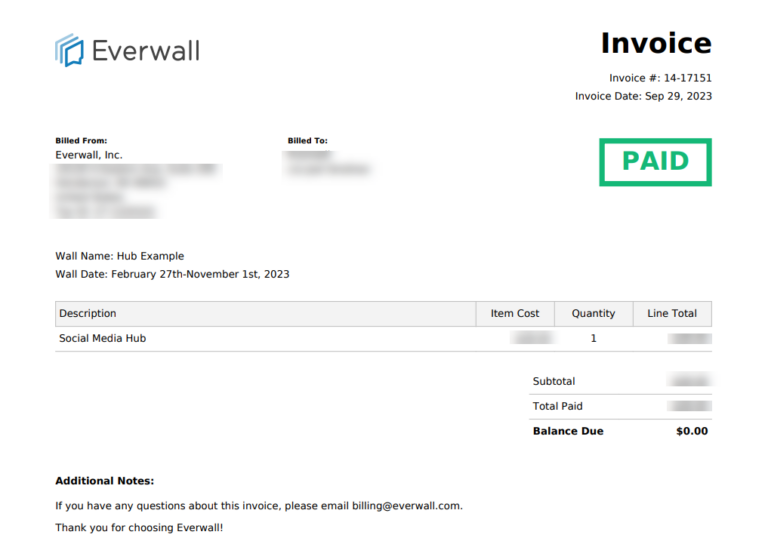 Tutorial: Viewing Invoices & Receipts — Everwall