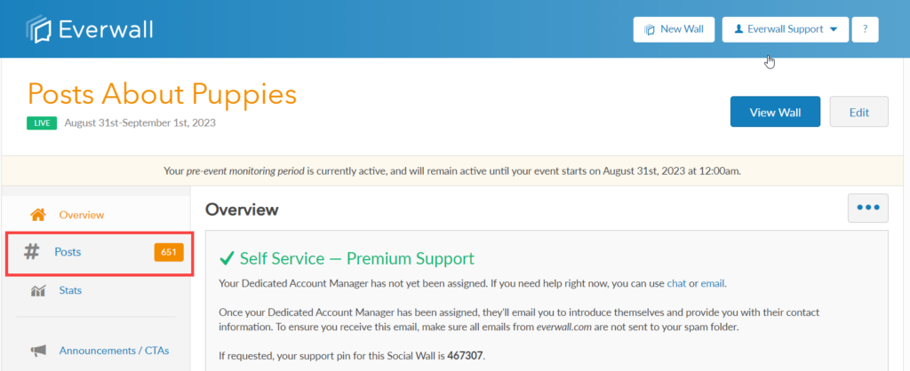 Tutorial: How to Search Posts in Everwall