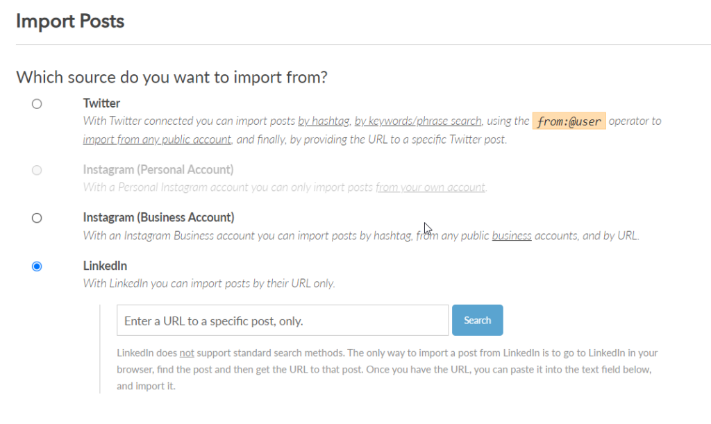 Tutorial: How to Import Posts from LinkedIn — Everwall