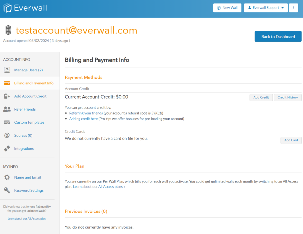 Tutorial: How to Access Billing and Payment Information — Everwall