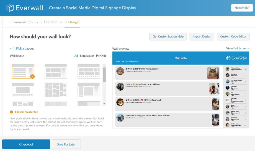 Tutorial: How to Create an Ongoing Social Wall for Digital Signage ...