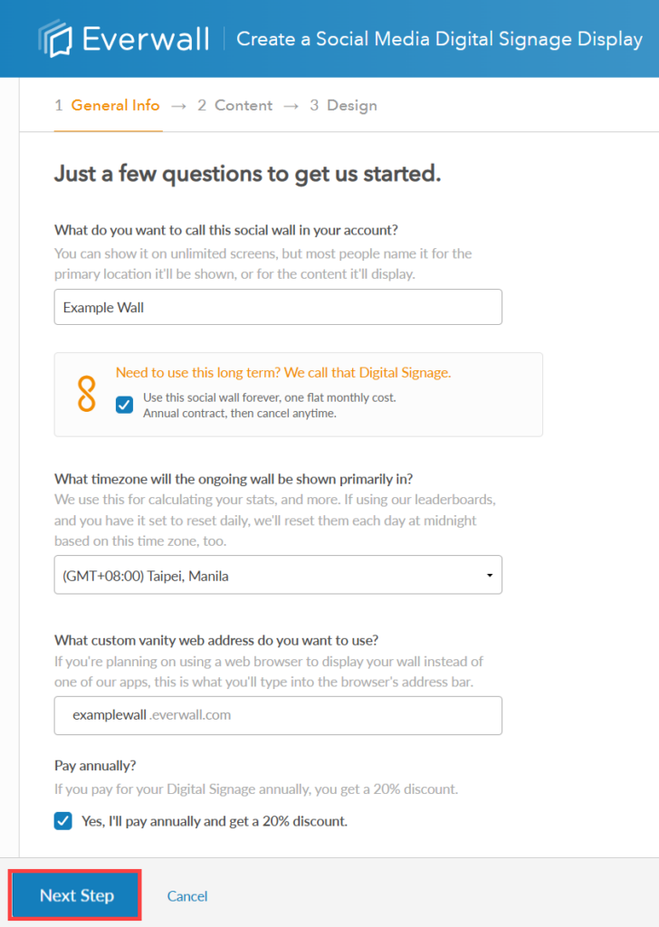 Tutorial: How to Create an Ongoing Social Wall for Digital Signage ...