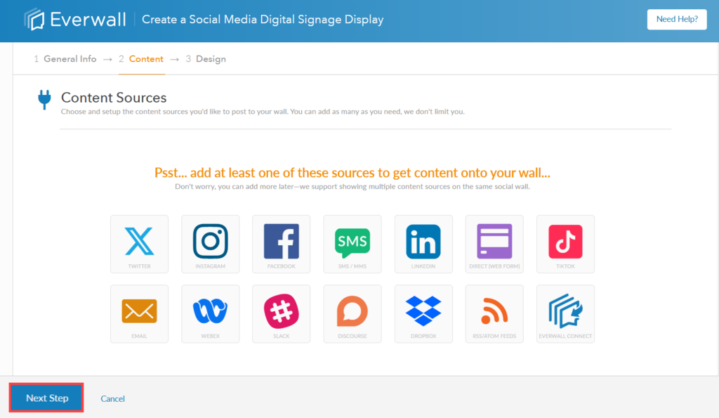 Tutorial: How to Create an Ongoing Social Wall for Digital Signage ...