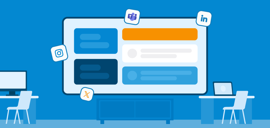 Social Media Digital Signage Is Modernizing Office Communication